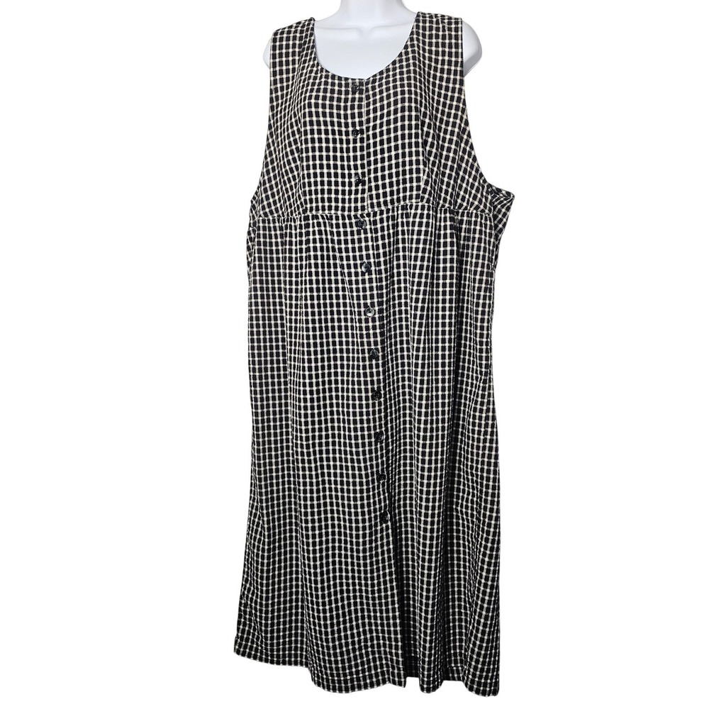 C.S.T. Sport | Dresses | Cst Sport Gingham Maxi Dress Women 8w Black ...